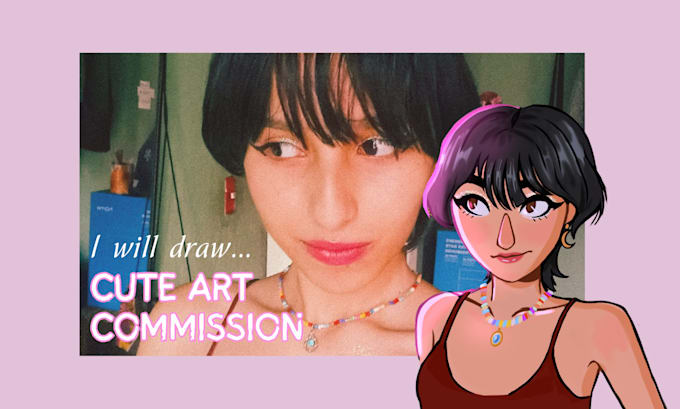 Draw cute commission art, oc, pfp by Spring_spring | Fiverr