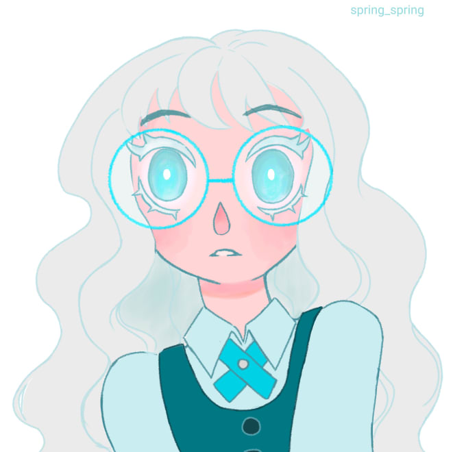 Draw cute character for you by Spring_spring | Fiverr Draw cute character for you by Spring_spring | Fiverr