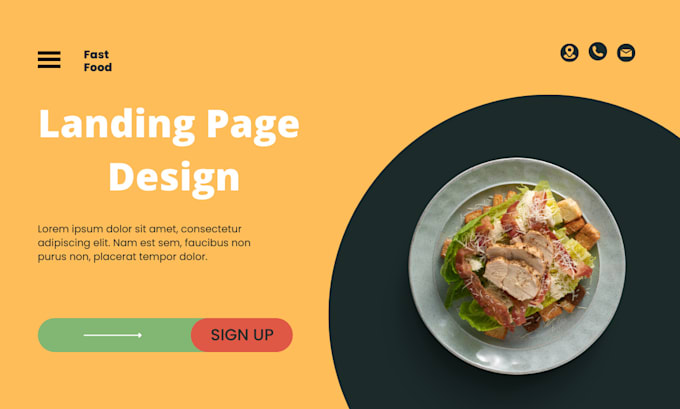 Create responsive custom landing page design by Tabindabaloch | Fiverr Create responsive custom landing page design by Tabindabaloch | Fiverr