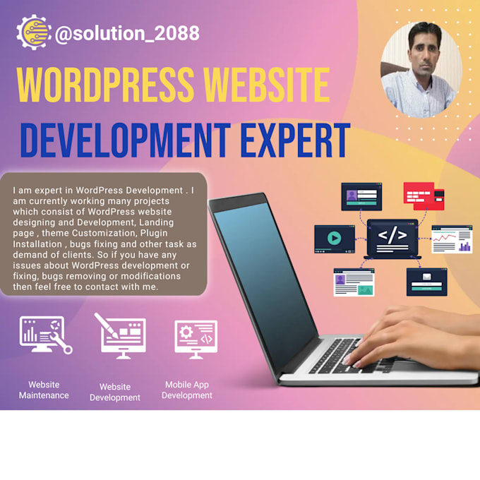Design, redesign , customize or modify wordpress website by Solution ...