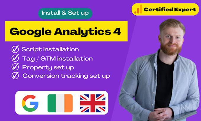 Install and set up google analytics 4 on your website by Ad_smith | Fiverr