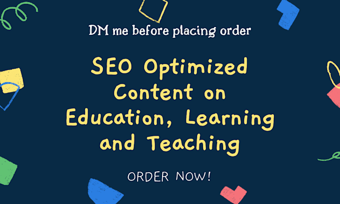 Write seo optimized content on teaching, and education by Writerlaiba ...