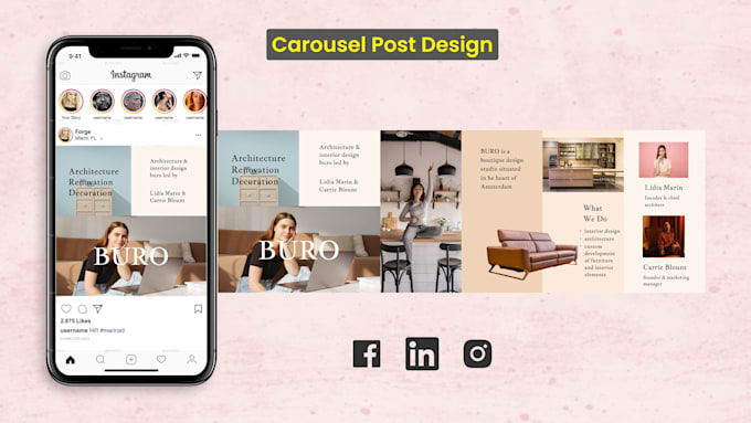 Design stunning carousel design for social media and website by ...