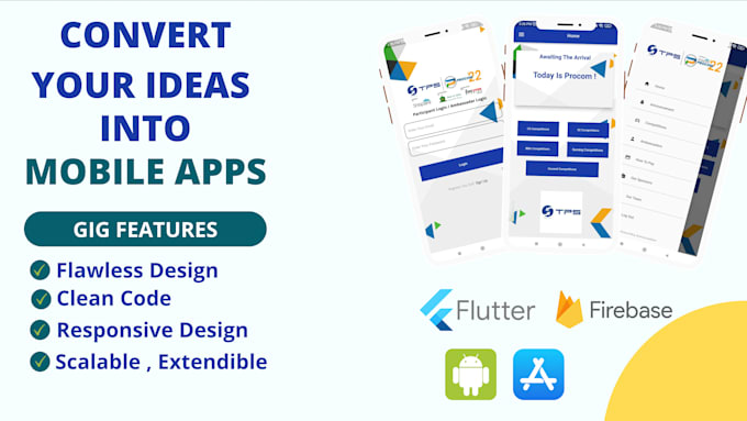 Develop mobile apps using flutter for both ios and android by ...