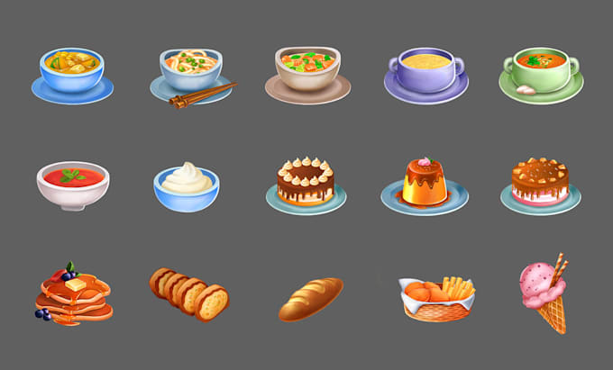 Create 2d game art props, icons, items, objects by Javariaaslam14 | Fiverr