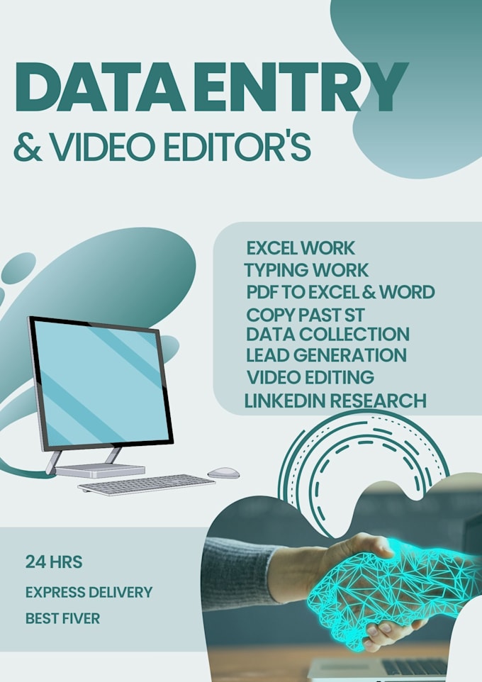 Do data entry, copy paste, video editing and excel expert by ...
