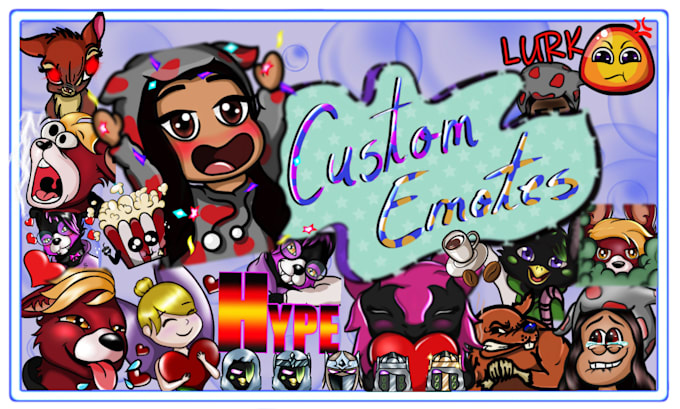 Create twitch emotes,stickers,panels,badges and custom art by ...