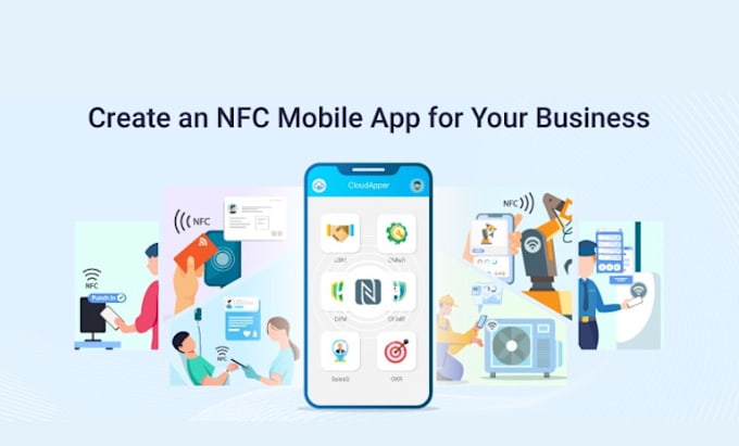 Create digital business card, nfc reader, qr smart card tag, popl clone ...