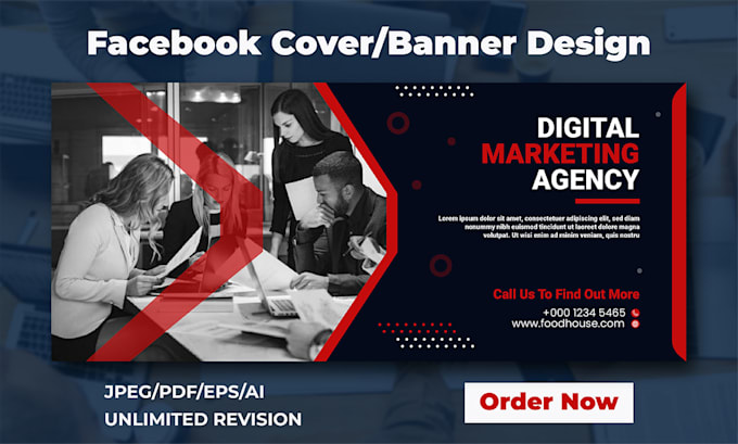 Design an attractive web banner, facebook cover, or any social media ...
