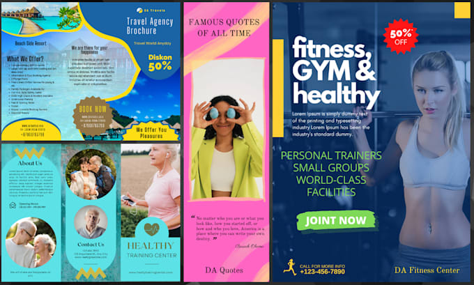 Design printable digital flyer, poster, brochure in several hours by ...