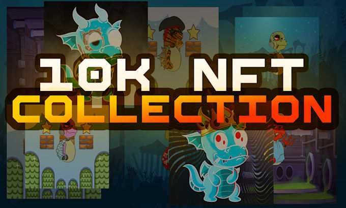 Create an entire nft collection of 10k nfts by Aminbenkadur | Fiverr