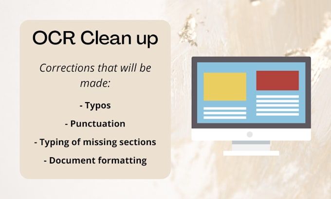 Clean up your ocr document to match the original by Pluralityusa | Fiverr