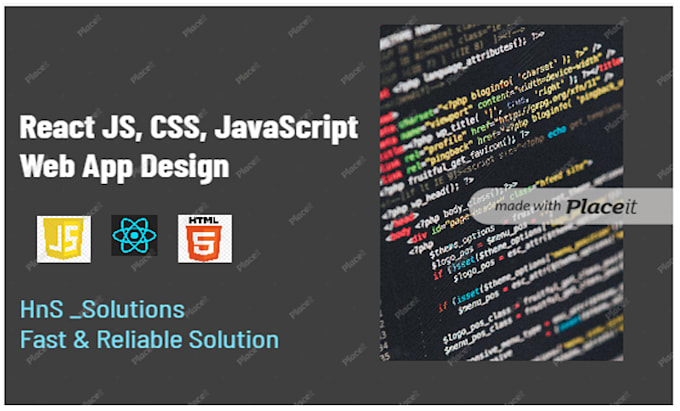 Create web app development in html, css and react js by Hns_solutions ...
