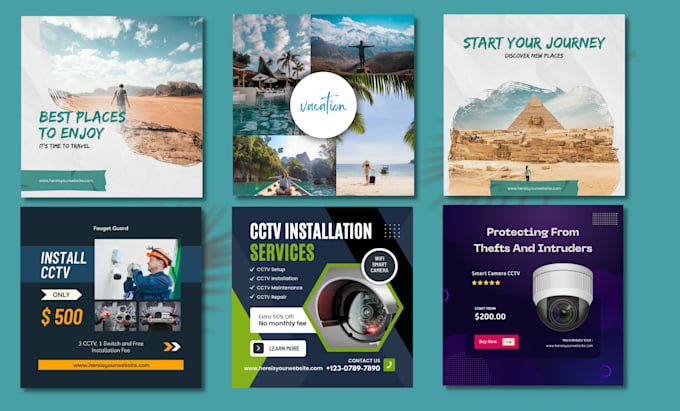 Design eye catching social media posts and creative ads by ...