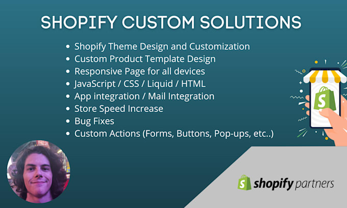 Do custom shopify theme modifications and fix site issues by Chriswilliams44 | Fiverr