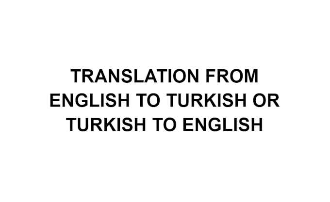 Translate from english to turkish or turkish to english by Edabekar ...