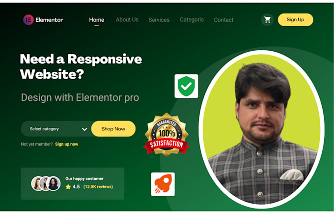 Design a modern wordpress website using elementor pro by Ejazabbasi5 | Fiverr