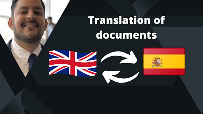 Translate any document from english to spanish by Raulmantilla | Fiverr