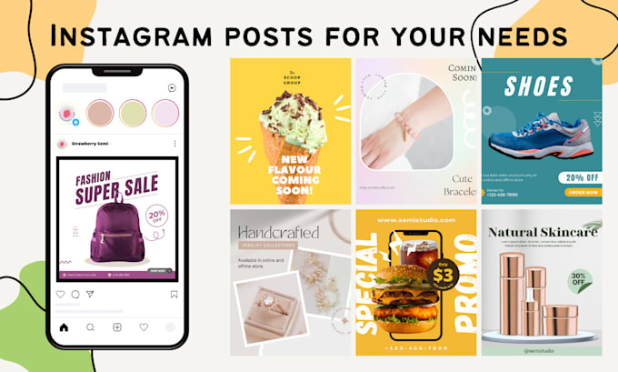 Design any type of instagram post, story or animated story by ...