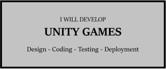 Develop hyper casual unity games by Mansigoti | Fiverr