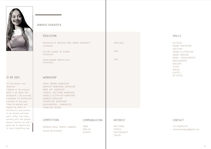 Provide the most attractive and successful resume or cv for your job ...