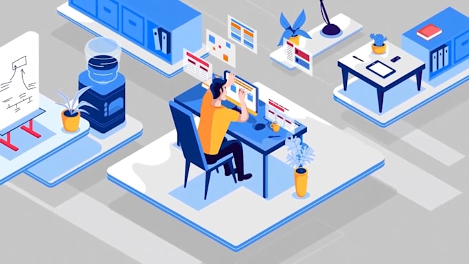 Create an isometric animation explainers for your business by Yaseen_7 ...