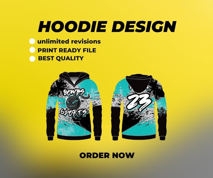 Make sublimation hoodie design by Butt5922 | Fiverr