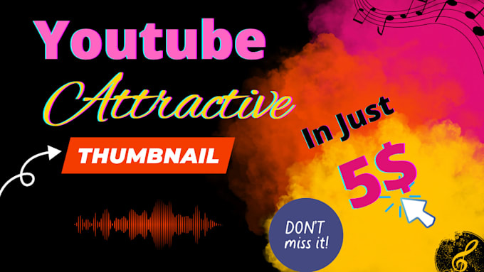 Design attractive eye catchy youtube thumbnail in 24 hours by Fgistudio ...