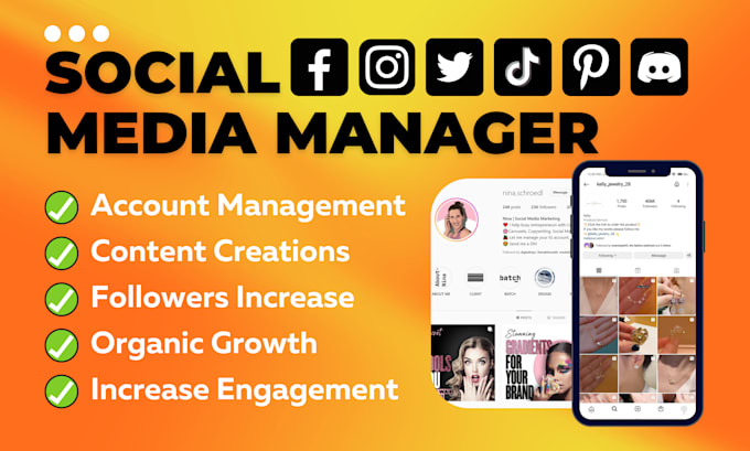 Be your instagram social media manager and content creator by Smm_tonu ...