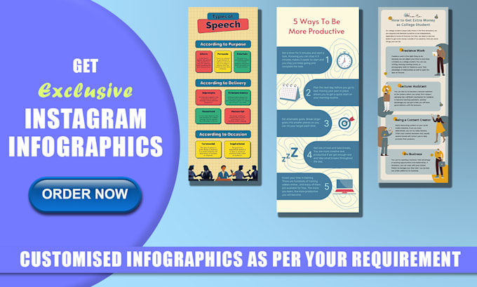 Create instagram infographics for you by Tamalkar | Fiverr