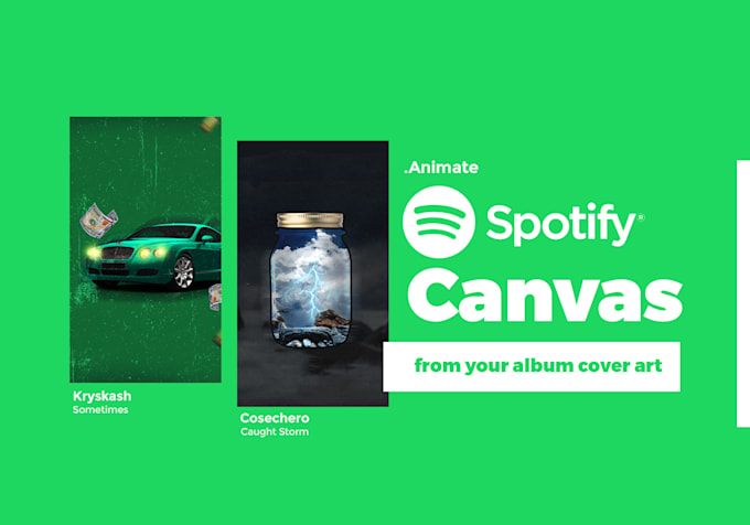 Animate your album cover for spotify canvas by Plusplugdesign | Fiverr
