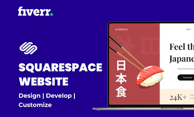 Do squarespace website design website development squarespace website redesign by Micmed | Fiverr