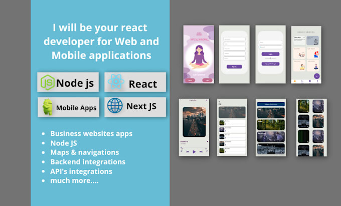 Be your react, react js, next js developer by Saudalisid | Fiverr