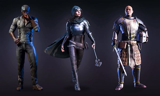 High quality 3d game colorful character models for printing by ...