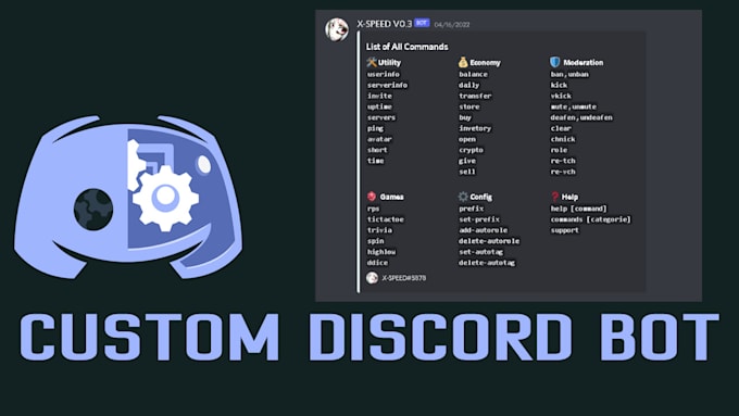 Create A Custom Discord Bot For Your Server By Annaslahr Fiverr