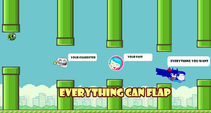 Design your game like flappy bird with your character by Bzdesign87 ...
