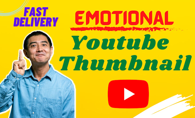 Design amazing eye catchy viral emotional youtube thumbnails by ...