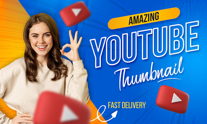 Design eye catching youtube thumbnails that boost clicks by Aashkar | Fiverr
