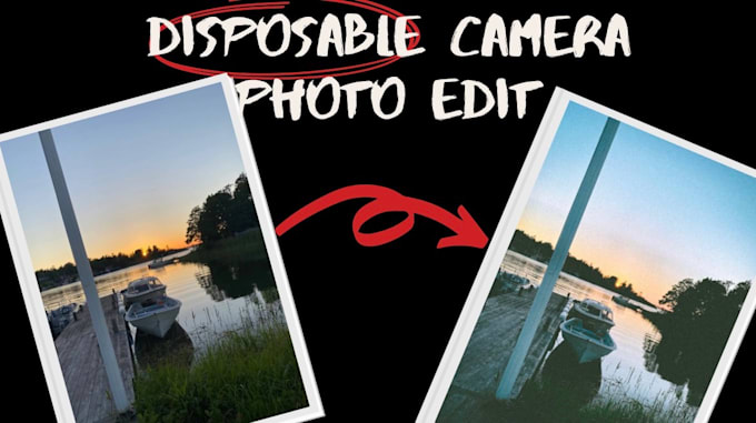 Edit any photo into a film camera style photo by Rhayflower | Fiverr