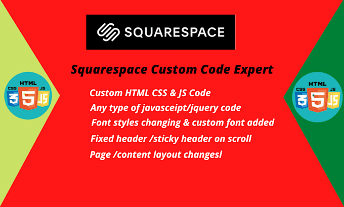Do squarespace customization add custom css and js code by Rofiqzaman67 ...