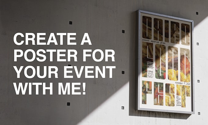 Create an amazing poster for your event by Aminagabr | Fiverr