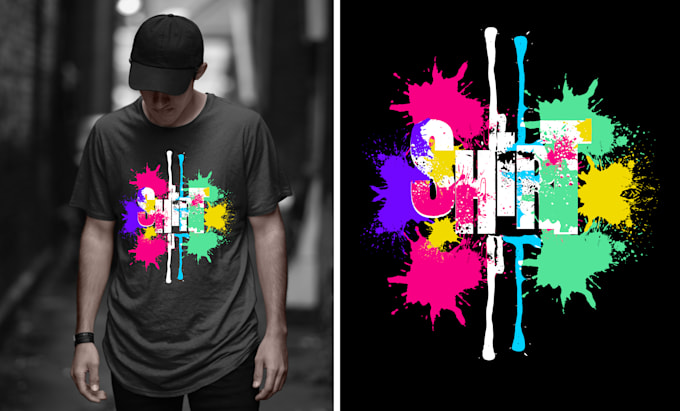 Make splash t shirt design for your business by Design_level07 | Fiverr