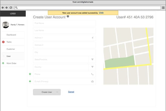 Create axure wireframe for your website or mobile app by Digitalnomads ...