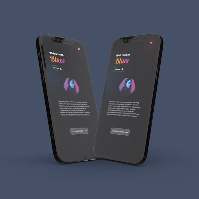 Design one page ui ux by Alijenesyx | Fiverr