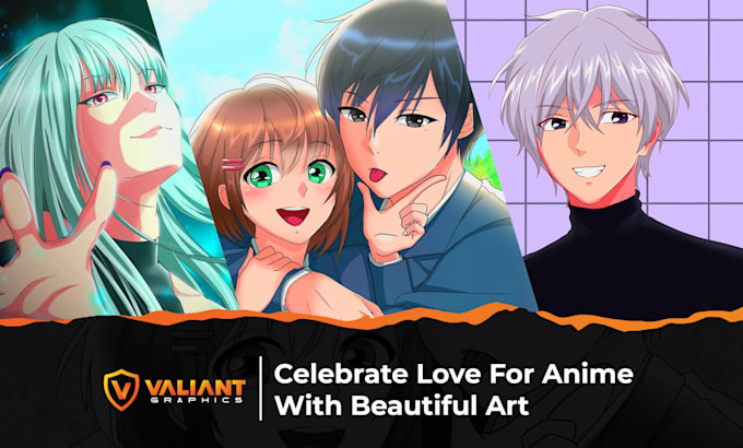 Do a beautiful anime art for you by Valiantgraphic | Fiverr