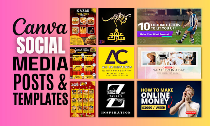 Professionally design canva pro social media post by Zahra6060 | Fiverr