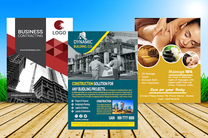 Create attractive brochure, flyers, business cards by Asim_awani | Fiverr