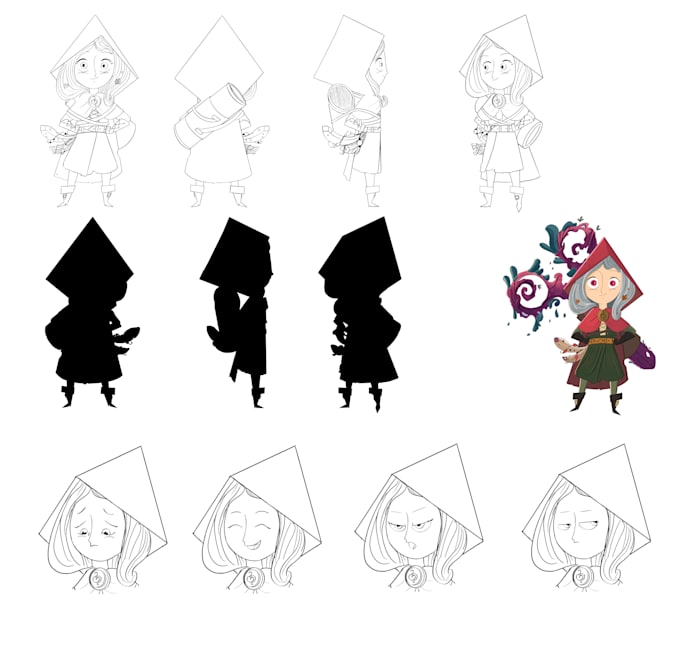 Make character sheet design for your story book by Dartist007 | Fiverr