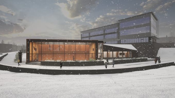 Realistically render your building by Osiris_designs | Fiverr