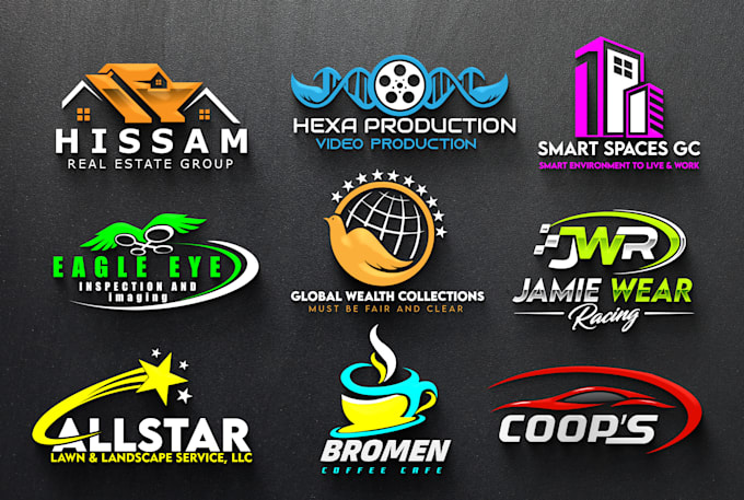 Do modern, creative and unique business brand logo by Fatima_khan34 ...